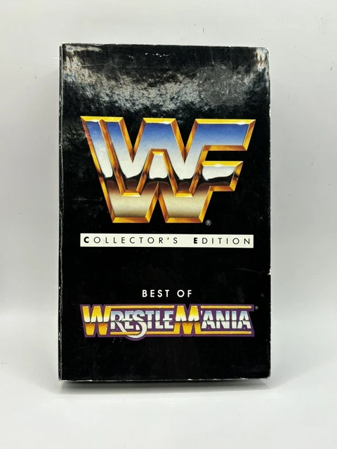 WWF COLLECTOR'S EDITION Best of Wrestlemania VHS in scatola originale ...