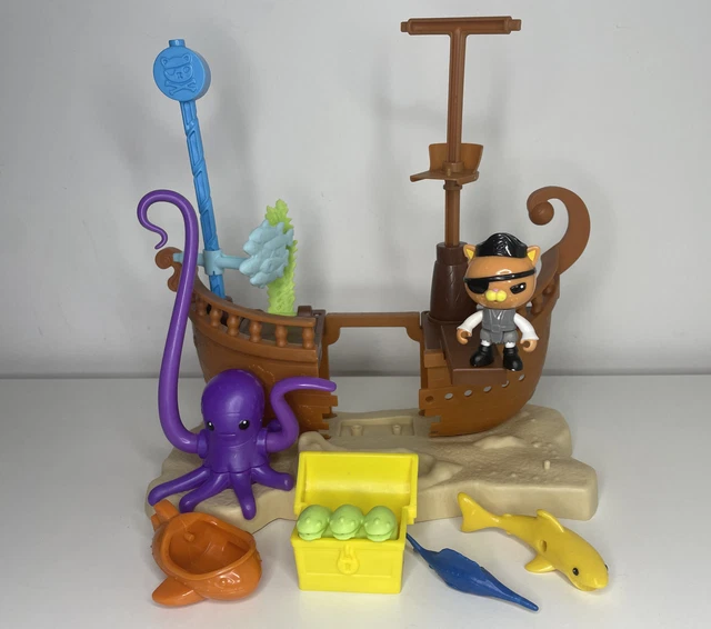 OCTONAUTS KWAZII'S SHIPWRECK Pirate Ship with Kwazii and Sea Creatures ...