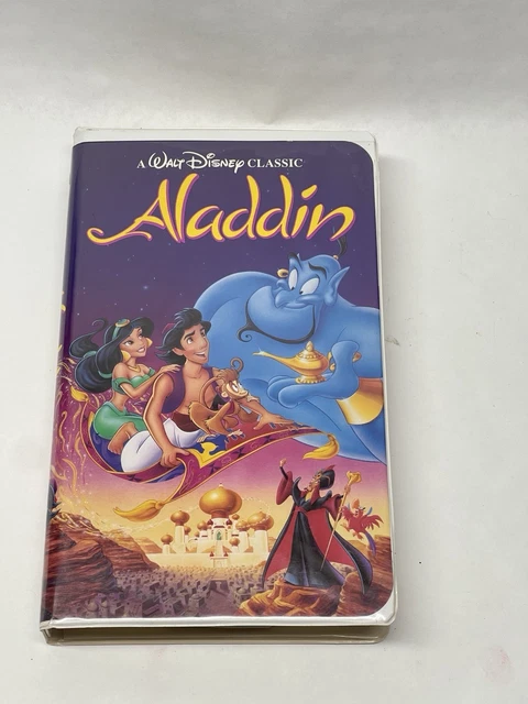 WALT DISNEY'S ALADDIN Black Diamond The Classics Collection (VHS, 1993 ...