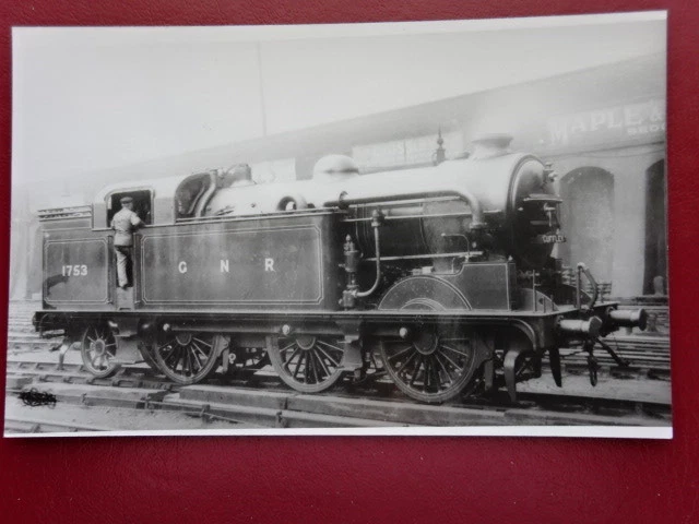 PHOTO LNER Ex Gnr Class N2 0-6-2T Loco No 1753 At Kings Cross Br 69532 ...