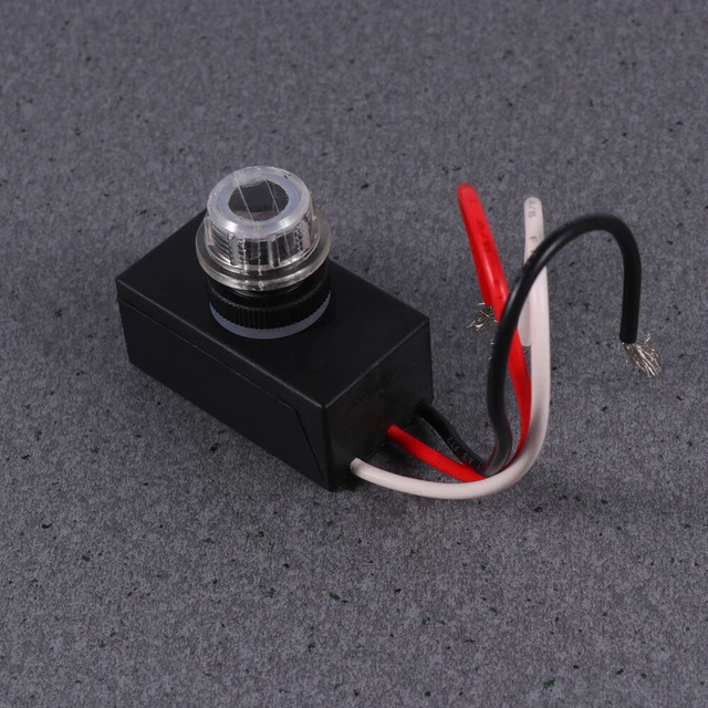 2 PCS 120V Sensor Photocell Light for Outdoor Button Switch Turn The £ ...