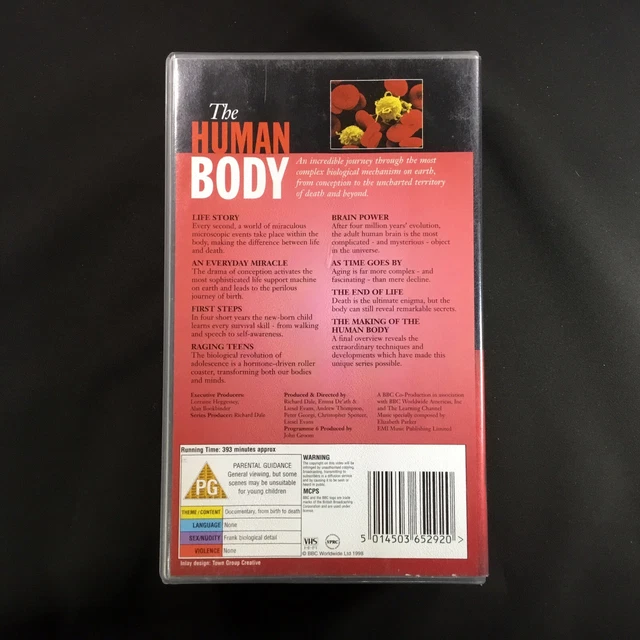 THE HUMAN BODY, VHS Video Tape Set £3.99 - PicClick UK