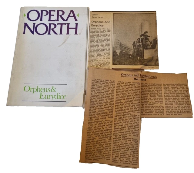 ORPHEUS & EURYDICE Felicity Palmer Patricia Rozario Cathryn Pope Susan ...