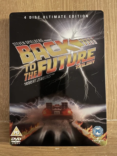 BACK TO THE Future Trilogy - Ultimate Edition (DVD) 4 Disc Steelbook £2 ...