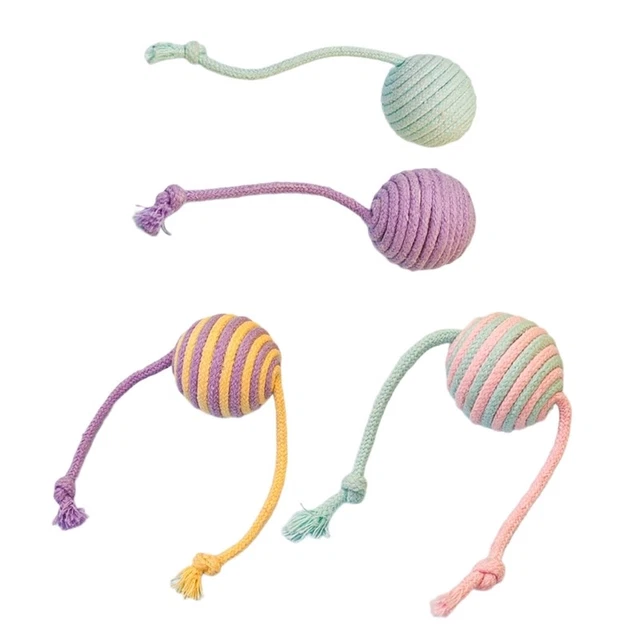 CATS EXERCISE BALLS Teething Toy Stress Reduce Active Cats ...