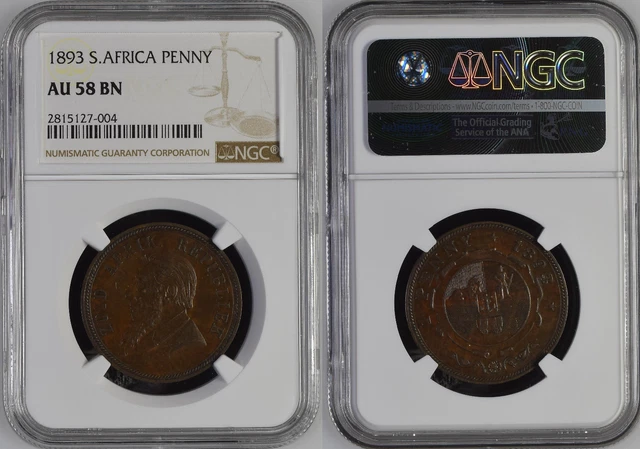 1893 PENNY PAUL Kruger pre Boer War ZAR coin from South Africa £600.00 - PicClick UK