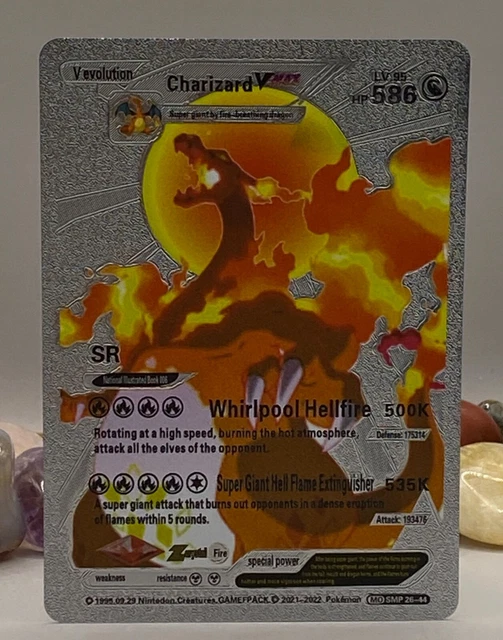POKEMON SILVER FOIL Card, V evolution, Charizard VMAX £3.25 - PicClick UK