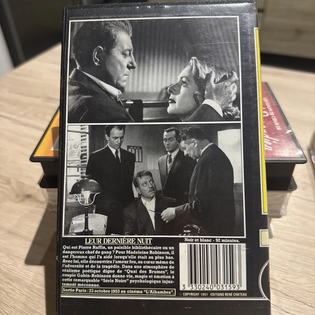 CASSETTE VHS LEUR Dernière Nuit Jean Gabin Rene Château EUR 14,99 - PicClick FR