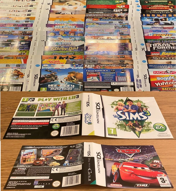 NINTENDO DS COVER Art Inlays Complete Your Game Collection - BUY 2 GET ...