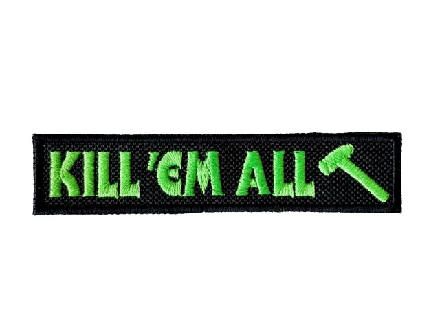 METALLICA PATCH &&KILL'EM All"" Aufbügeln USA Verkäufer Thrash Metal Slayer Qualität EUR 7,27 ...