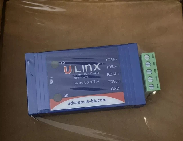ADVANTECH BB-USOPTL4 USB to RS-422/485 (Terminal Block) Isolated ...