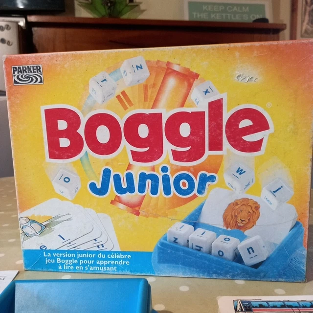 JEU DE SOCIÉTÉ Boggle Junior Parker 1 Ou 2 Joueurs 3 a 6 Ans 1994 Tonka ...