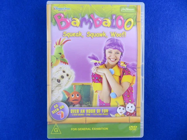 BAMBALOO SQUEAK, SQUAWK, Woof - DVD - Region 4 - Fast Postage !! $10.79 ...