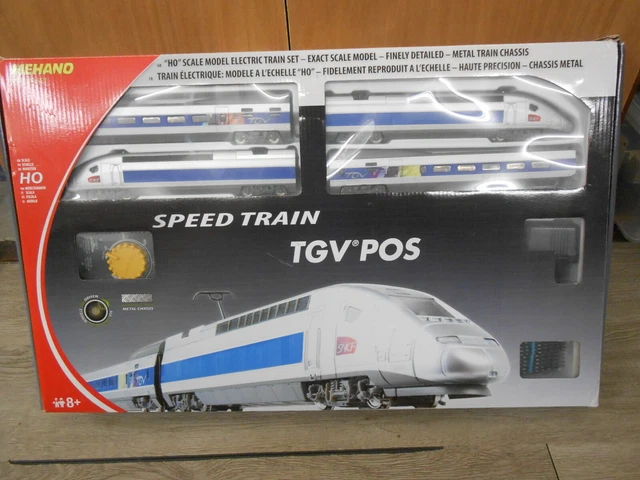 COFFRET &SPEED TRAIN& TGV ® POS #MEHANO Ho# Modélisé voir fiche ...
