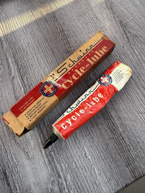 VINTAGE 1960S SCHWINN Approved Cycle Lube The Bell Company 4Y-197SH-2 ...