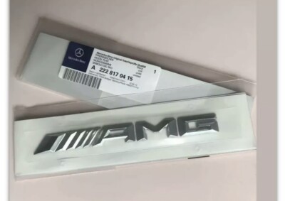 GENUINE MERCEDES REAR Boot Emblem Badge C E S CLK SLK CLASS 90mm ...