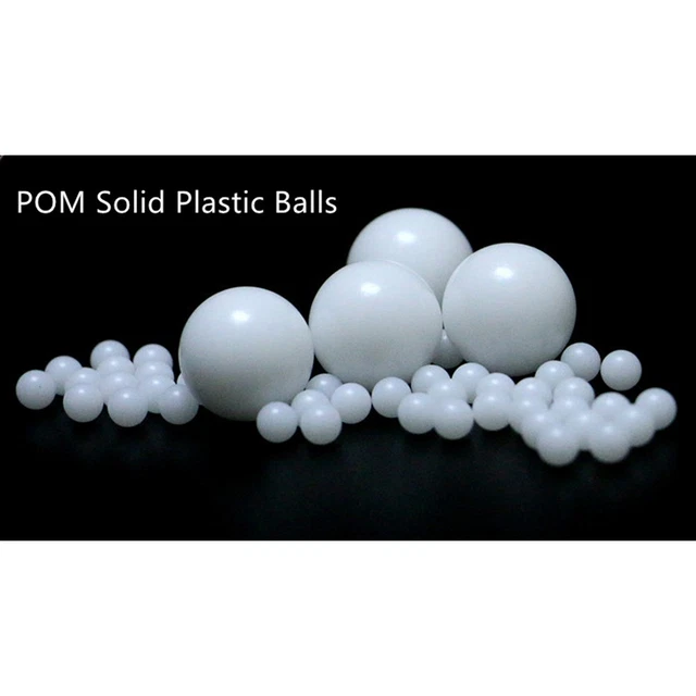 DELRIN POLYOXYMETHYLENE POM Solid 6.5mm Plastic Balls White 1000Pcs $29 ...