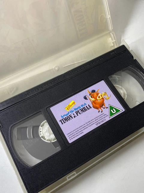 AROUND THE WORLD With Timon & Pumbaa On VHS Video Cassette Tape £14.99 ...