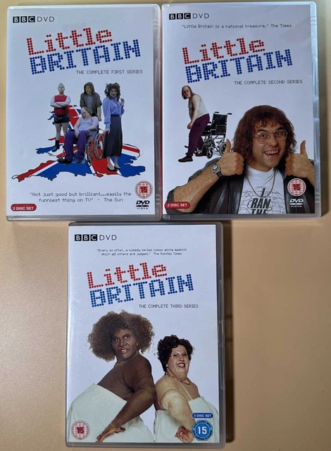 LITTLE BRITAIN DVD'S - Complete Series 1-3 Collection £15.99 - PicClick UK