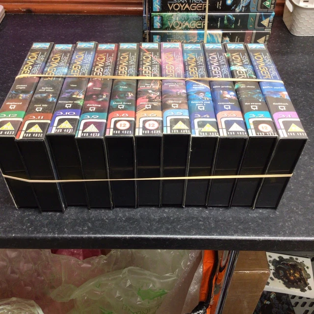 STAR TREK VOYAGER VHS 3.1-3.6/3.8-3.12 £44.00 - PicClick UK