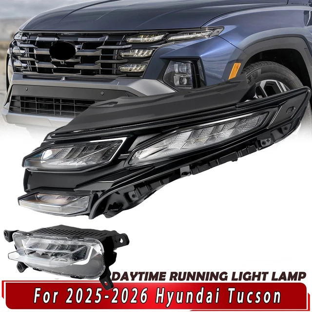 DAYTIME RUNNING LIGHT LED DRL For 2025-2026 HYUNDAI TUCSON HYBRID 92207 ...