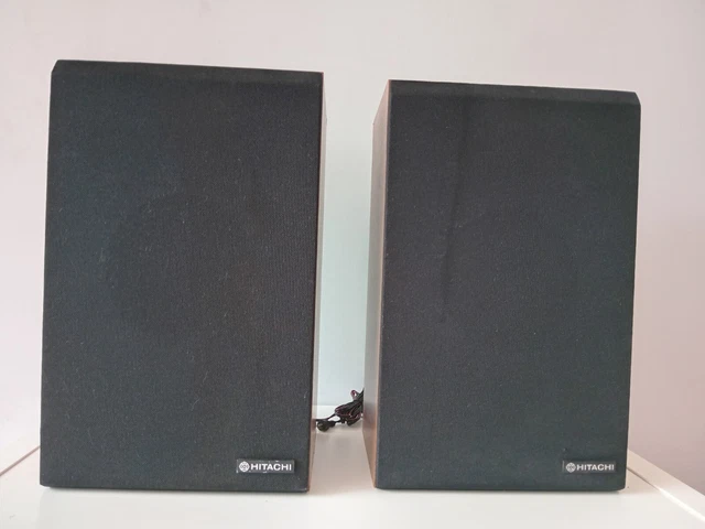 HITACHI SPEAKER SYSTEM SS-8510G 15W Vintage Speakers Made in UK ...
