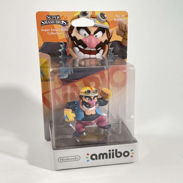 FIGURINE AMIIBO SUPER Smash Bros. Collection - No.32 Wario EUR Neuf ... FIGURINE AMIIBO SUPER Smash Bros. Collection - No.32 Wario EUR Neuf ...