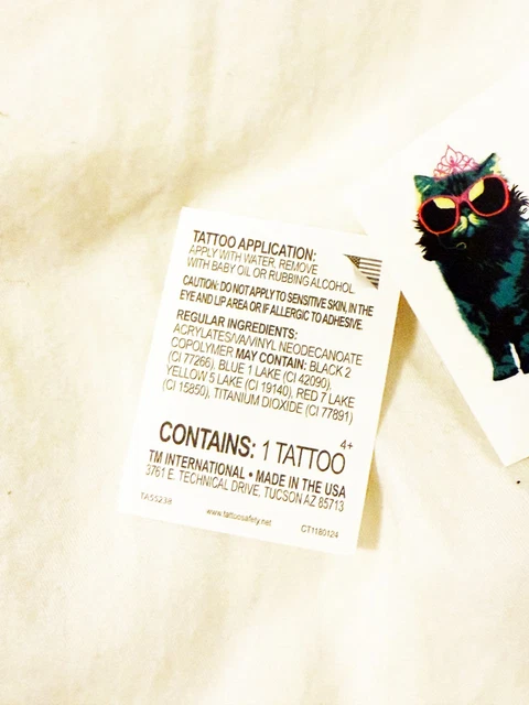 MATT DINNIMAN DUNGEON Crawler Carl princess donut temporary tattoo x2 ...