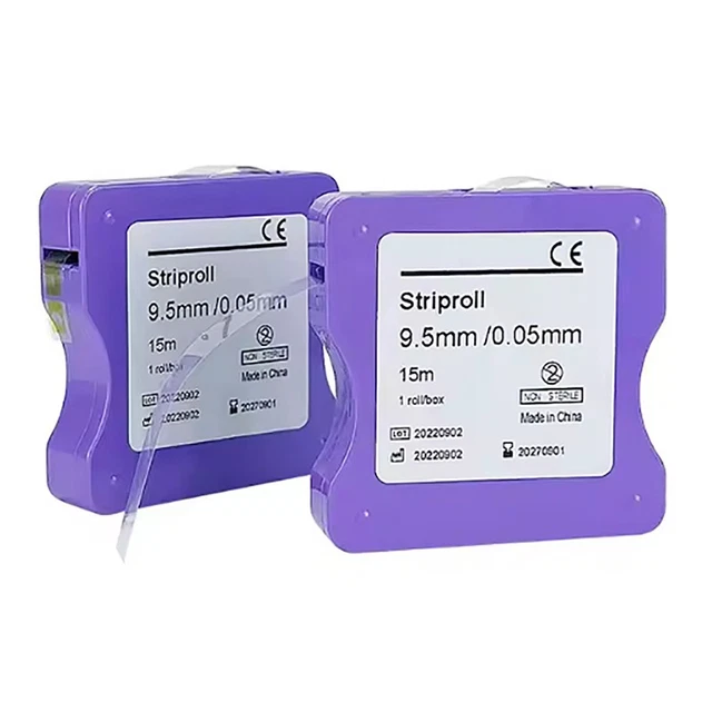 DENTAL STRIPROLL LIGHT Cured Resin Molding Sheet Clear Matrix Bands ...