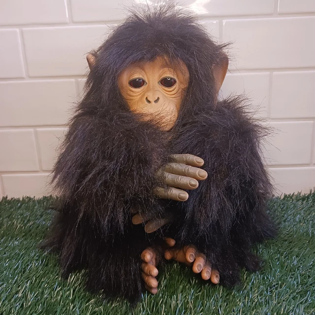 FURREAL FRIENDS CUDDLE Chimp Interactive Monkey, Rare 2007 Hasbro ...