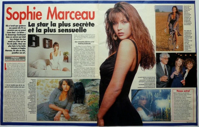 SOPHIE MARCEAU => coupure de presse 4 PAGES 1992 / FRENCH CLIPPING EUR 5,00 - PicClick FR
