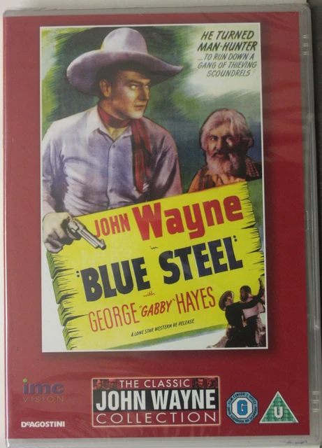 BLUE STEEL (1934) John Wayne, Eleanor Hunt, George 'gabby' Hayes DVD ...