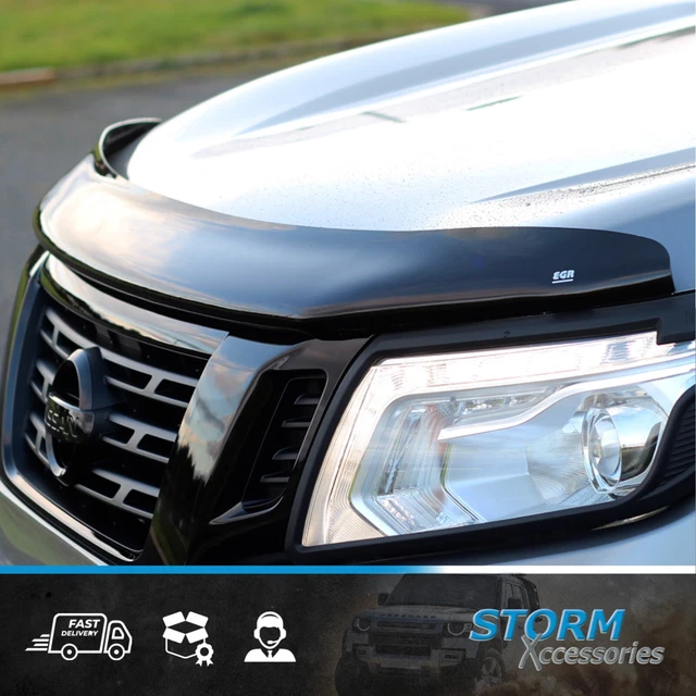 FOR NAVARA NP300 2016 Onward Egr Dark Smoke Bonnet Guard Protector ...