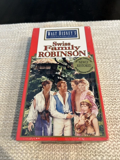 WALT DISNEYS STUDIO Film Collection-Swiss Family Robinson (VHS) Factory ...
