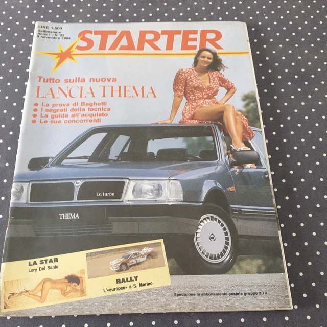 RIVISTA SETTIMANALE STARTER Anno 1 Numero 22 Anno 1984 Con Doppio ...