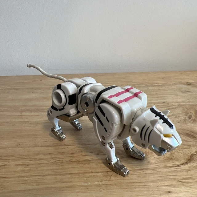 VINTAGE POWER RANGERS Wild Force Deluxe Megazord White Tiger Zord ...