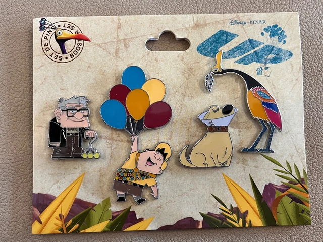 DISNEYLAND PARIS DLRP Pixar Up Carl Dug Kevin Russell 4 pin set S02 £72 ...