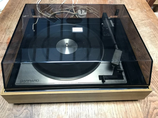 GARRARD SP25 MK IV Vintage Record Turntable working Shure M75 Cartridge ...