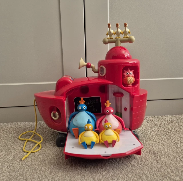 TWIRLYWOOS BIG RED Boat With Figures Working Great Bighoo Toodloo ...
