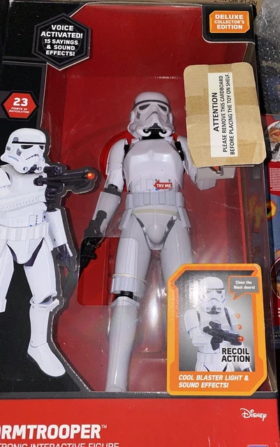 DISNEY STAR WARS Stormtrooper Animatronic Interactive Figure With ...
