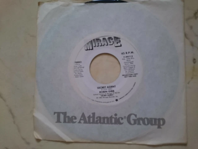 ROBIN GIBB (BEE Gees) Secret Agent *Weisslabel Us Mirage Promo Single ...