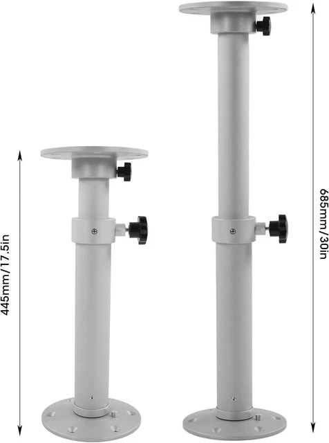 TELESCOPIC REMOVABLE TABLE Leg Aluminium Adjustable Table Pedestal ...
