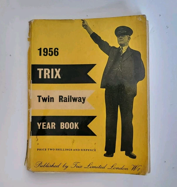 1956 TRIX TWIN Railway Year Book, Vintage small book, illustrated, Pre ...