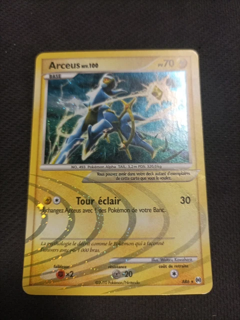 CARTE POKÉMON ARCEUS Ar6 Platine Arceus EUR 5,50 - PicClick IT