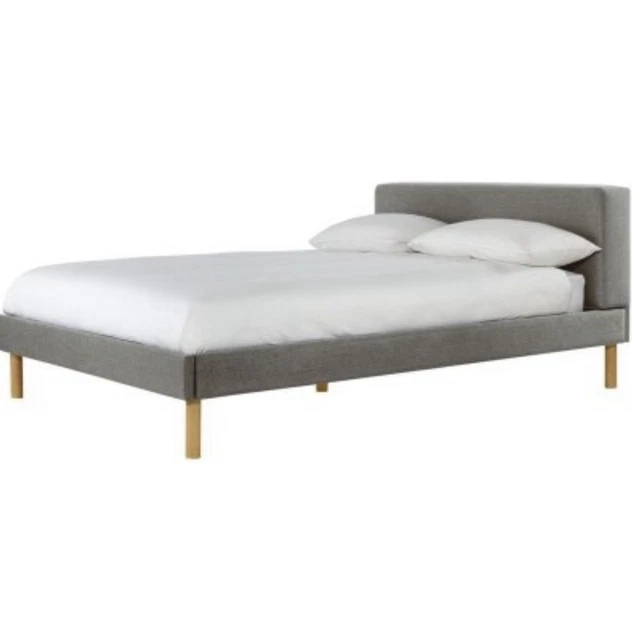 HABITAT FREDD GREY Upholstered Double Bed Frame £50.00 - PicClick UK