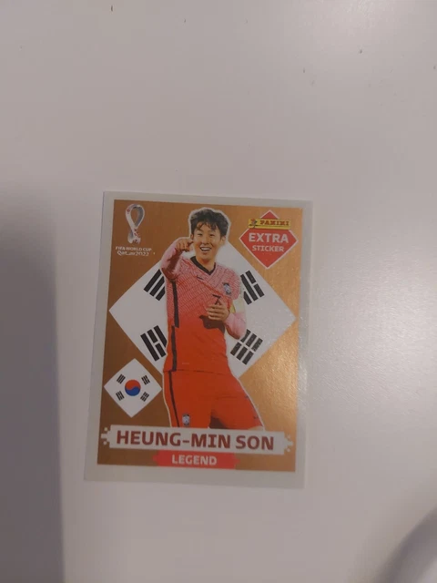 Panini Wm 2022 Extra Sticker Bronze Heung Min Son Legend Eur 9 65