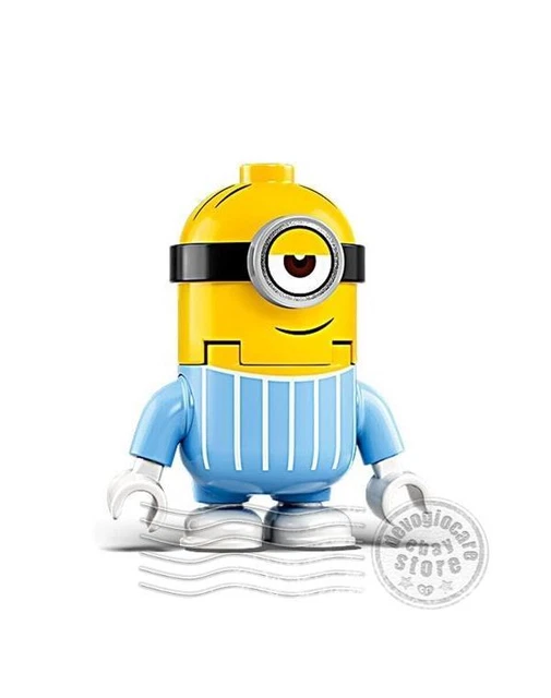 LEGO MINIONS THE RISE OF GRU MINIFIGURE mnn001 Minion Stuart | NEW £9. ...