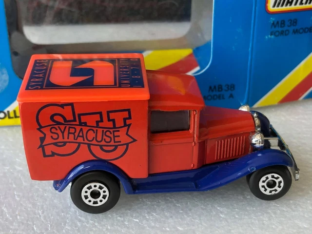 MATCHBOX PRE-PRO MB38 Ford Model A Van UNIVERSITY OF SYRACUSE MACAU ...