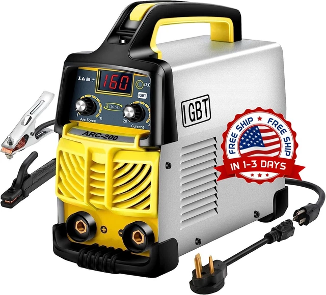 WELDING MACHINE 160A DC 110/220V ARC TIG Welder with Digital Display ...