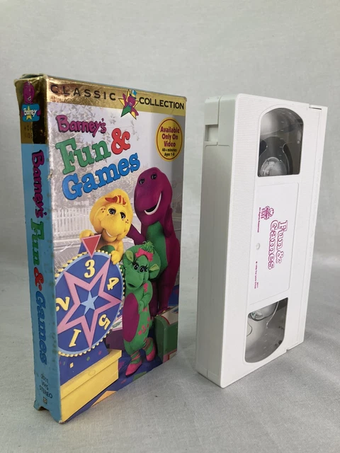 BARNEY’S FUN AND Games (VHS, 1996) £4.62 - PicClick UK